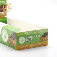 China Custom Food Grade Chocolate Bar Packaging Box with Flap - CMYK+PMS Printing for Snack Bars 50-100 Units for sale