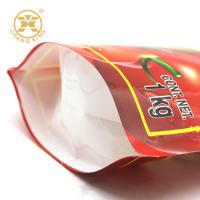 China Food Grade 1KG Tomato Ketchup Pouch with Spout - 20-200 Micron Thickness Customizable Stand-up Bag for sale