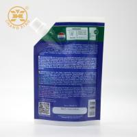 China Custom Stand Up Plastic Screw Cap Spout Bags 20-200 Microns for Liquid Packaging 1L 5KG for sale