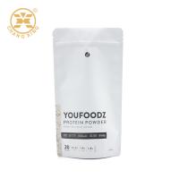 China Custom Biodegradable Protein Powder Pouches with Resealable Zipper - 1 Pound Food Packaging Bags for sale