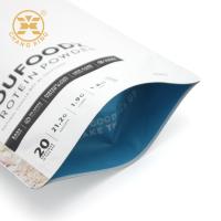China Custom Biodegradable Protein Powder Pouches with Resealable Zipper - 1 Pound Food Packaging Bags for sale
