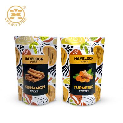China Zipper Resealable Stand Up Pouches for Spice Seasoning Packaging - Custom Printed Food Grade Bags with 25+ Years Manufacturing Experience for sale