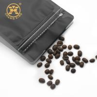 China BOPP Colorful 12 oz Zipper Coffee Pouch with Valve - 20-200 Micron Thickness Food Grade Packaging for sale