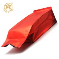 China Foil Gusseted 1Lb Coffee Packaging Bags With Valve prined aluminium packaging bag for sale