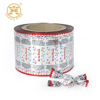China Food Grade Candy Twist Wrap Film - 20-50 Micron Thickness with Gravure Printing for Toffee and Chocolate Packaging for sale