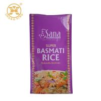China Plastic Flat Bottom Side Gusset Rice Packaging Bag 1KG 2KG 5KG with 20-200 Micron Thickness and Food Grade Certification for sale