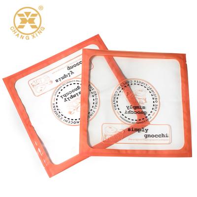 China Custom Biodegradable Pita Bread Packaging Bags with Logo - Food Grade OPP Plastic 300+ DPI Printing for sale