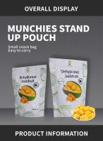 China 100g Snacks Food Dried Jackfruit Bag With Zipper Lock for sale
