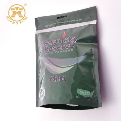 China Custom Empty Zipper Tobacco Pouches 2g Capacity with Resealable Stand-Up Bag Design for Hand Rolling for sale