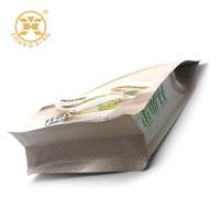 China Plastic Custom Printed Stand Up Spot UV Coating Flat Bottom Pouch For Snack for sale