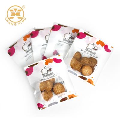 China Food Grade Plastic Bread Cookies Zip Lock Packaging Bag With Logo for sale