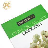 China Food Grade Popcorn Packaging Pouch Stand Up Zipper Plastic for sale