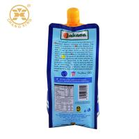 China Customize Spout Size 8.6mm 10mm Stand Up Juice Pouch With Spout Food Grade for sale