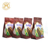 China 1kg Stand-Up Zipper Pouch with Flat Bottom - 20-200 Micron Thickness for Pistachios and Dried Food Packaging for sale