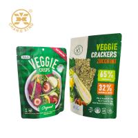 China Mixed Dried Vegetable Chips 8 Oz Stand Up Pouch Packaging With Zipper Resealable for sale