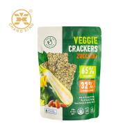 China Private Label Zipper Top Stand-Up Pouch for Dry Fruit & Vegetable Chips - Custom Gravure Printing with PA/PE Material Options for sale