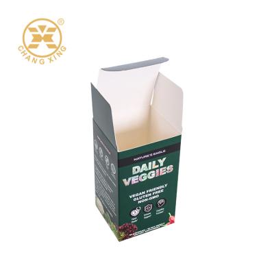 China Custom UV Coated Pharmaceutical Cardboard Boxes for Vitamin Tablet Packaging - Various Sizes with BRC & ISO Certification for sale