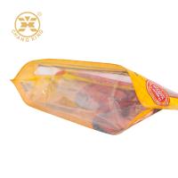 China Custom Printing Zip Lock Rotisserie Chicken Packaging Bags 500g Standing With Pocket for sale