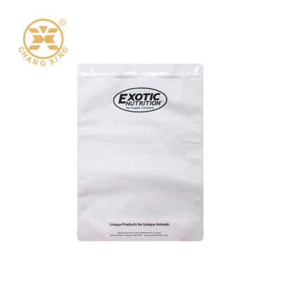 China Laminated Plastic Pet Food Bag 1kg 2kg 3kg 20kg with Resealable Zipper and Window for Animal Feed Packaging for sale