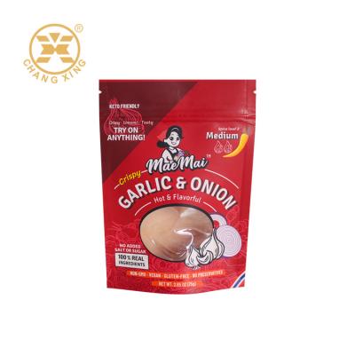 China Custom Printed 250g 500g Stand Up Pouch with Zipper - 80-200 Micron Thickness Food Packaging for sale