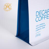 China 250g 500g 1kg Flat Bottom Coffee Pouch Coffee Bean Packaging Bags With Zipper for sale