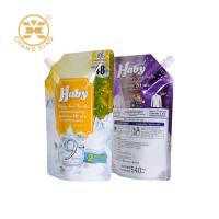 China 500ml 1l Washing Powder Packing Pouch Custom Printed With Spout for sale