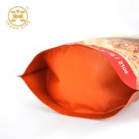 China Sealed Aluminum 250g 500g Stand Up Food Pouch Self Supporting Zipper Bag for sale