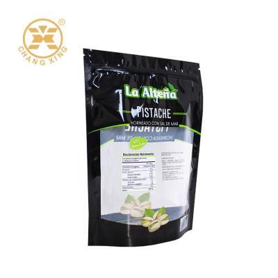 China Custom Logo Plastic Zipper Packaging Bags Food Grade For Candy Dry Fruit Nuts for sale