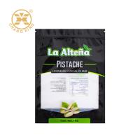 China Custom Logo Plastic Zipper Packaging Bags Food Grade For Candy Dry Fruit Nuts for sale
