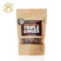 China Customizable Dry Fruit Packaging Bags Food Grade Kraft Paper With Zipper for sale