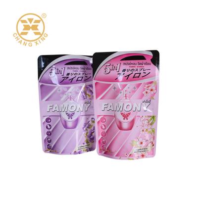 China Plastic Stand Up Sealed Washing Powder Detergent Packaging Laundry Detergent Packing Pouch For Cleaning for sale