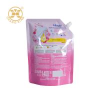 China LDPE Doypack Laundry Detergent Stand Up Spout Pouch Fabric Softener Tanding Pouch With Spout for sale