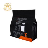 China 1KG 2KG Flat Bottom Mylar Foil Lined Shake Plastic Whey Protein Powder Packaging Bag With Zipper for sale