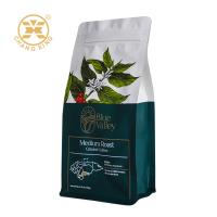 China Custom Ziplock Flat Bottom Coffee Bags Stand Up Zipper Coffee Bags 250g 500g 1kg for sale