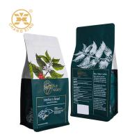 China Custom Ziplock Flat Bottom Coffee Bags Stand Up Zipper Coffee Bags 250g 500g 1kg for sale