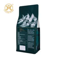 China Custom Ziplock Flat Bottom Coffee Bags Stand Up Zipper Coffee Bags 250g 500g 1kg for sale