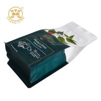 China Custom Ziplock Flat Bottom Coffee Bags Stand Up Zipper Coffee Bags 250g 500g 1kg for sale