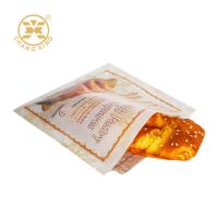 China Custom Heat Sealing Dessert Biscuit Bread Bag LDPE Plastic Bread Packaging Pouch for sale