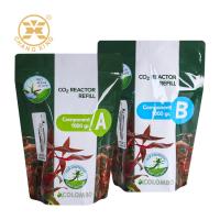 China Custom Printed Aluminum Foil VMPET Fertilizer Stand Up Zipper Pouch - 20-200 Micron Thickness, 250g-5kg Sizes for sale