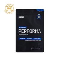 China Customized Flat Bottom Bags Plastic Whey Protein Powder Health Food Packaging Bag With Zipper for sale