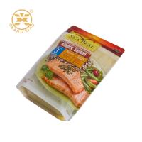 China Custom Printed Laminated Heat Sealed Stand Up Bag Food Packaging Bag For Chicken Meat for sale