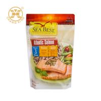 China Custom Printed Laminated Heat Sealed Stand Up Bag Food Packaging Bag For Chicken Meat for sale