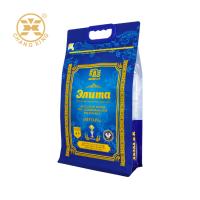 China Custom Logo Zipper Rice Packaging Bags 1kg 2kg 5kg 10kg with 20-200 Micron Thickness Food Grade Material for sale