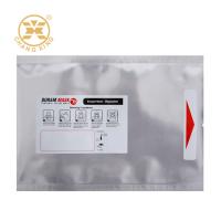China Bopp Resealable Aluminum Film Packaging Bag Clothing Zipper Zip Lock Bags Pouches With Logo For Apparel Mask for sale