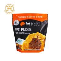 China Custom Printed Cookie Stand Up Pouch Chocolate Chip Zipper Food Packaging Bag Chocolate Chip Cookie Packing Bag for sale