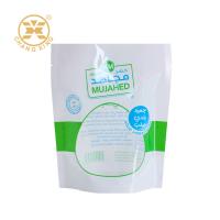 China Moisture Proof Stand Up Plastic Packaging Bags With Window For Snack Dried Food Nuts Custom Logo for sale