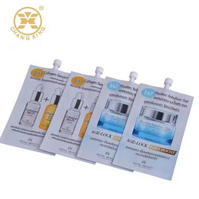 China Gravure VMPET Cosmetic Grade Plastic Bag With Spout - 100ml Stand Up Pouch for Cream Lotion Packaging for sale