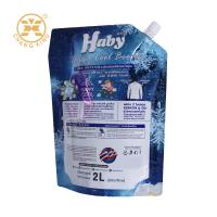 China Custom Printed 500ml 1l Laundry Detergent Spout Pouch Stand Up Washing Powder Detergent Packaging Liquid Laundry for sale