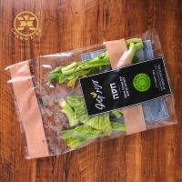 China CPP PET Eco Friendly Plastic Fruit Pouches Vegetables Green Food Packaging Bags for sale