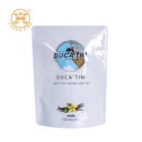 China OEM Plastic Stand Up Bags Mylar Sealed Bags Ice Cream Powder Packaging Bag With Zipper for sale